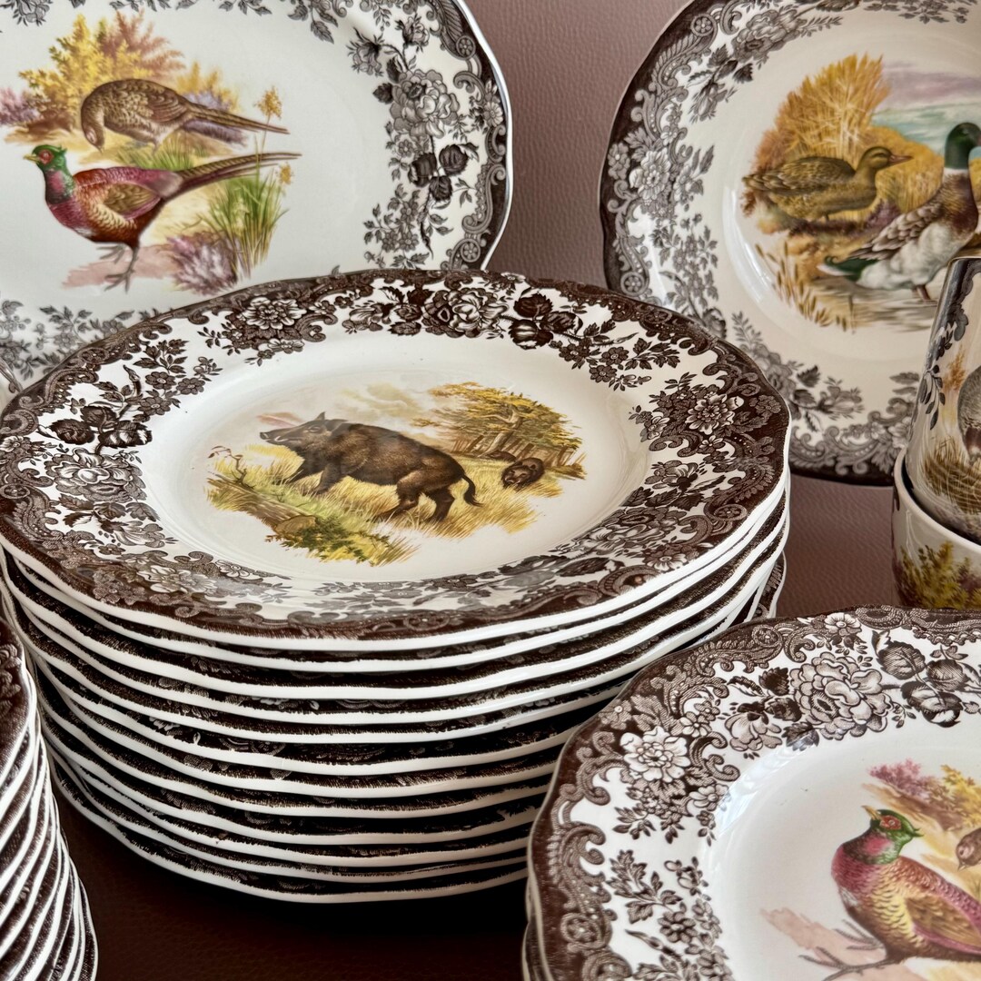 Royal Worcester Palissy 'game Series', Vintage Dinner Plate, Dessert ...