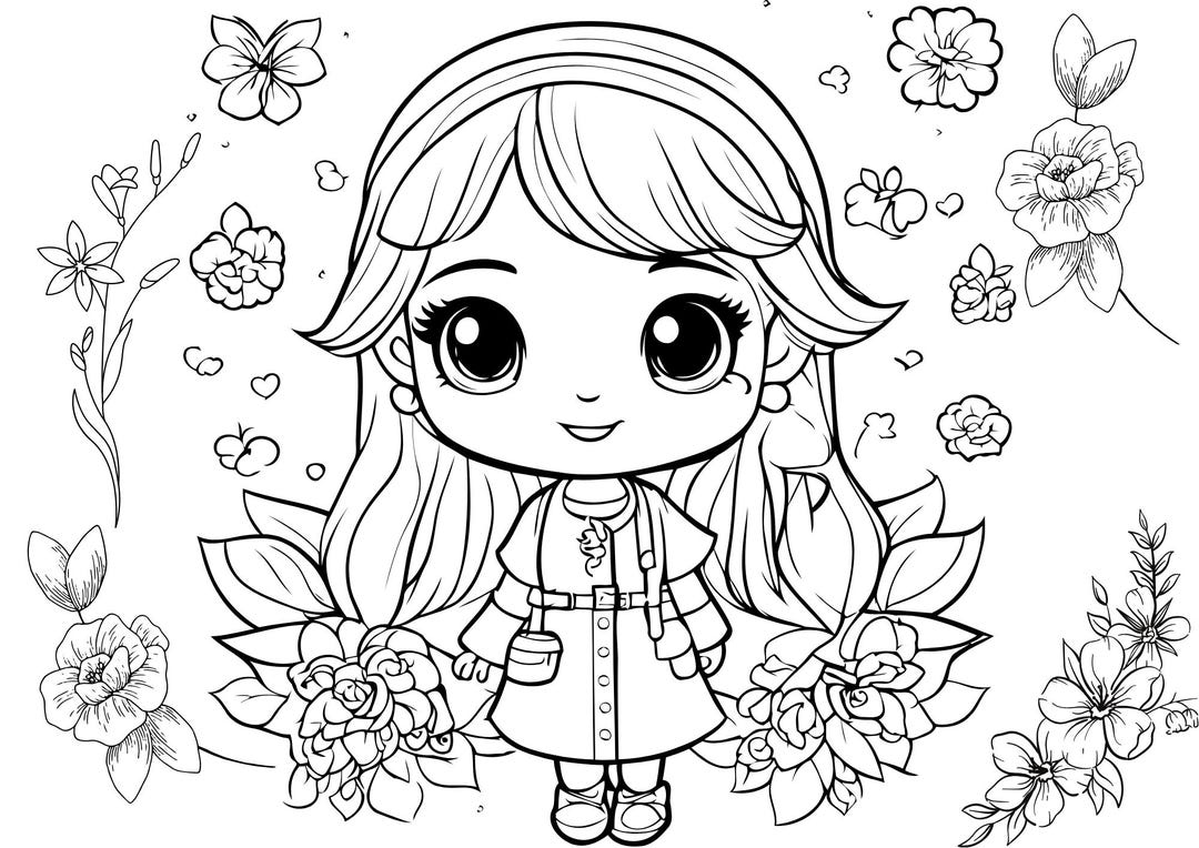 A4 Colouring in Page, Easy to Download at Home and Print. - Etsy