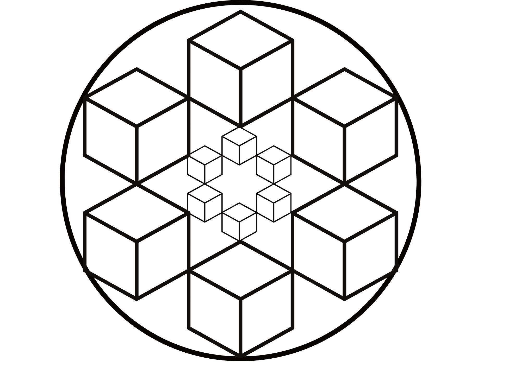 Geometric Colour in A4 Size. Download and Print - Etsy