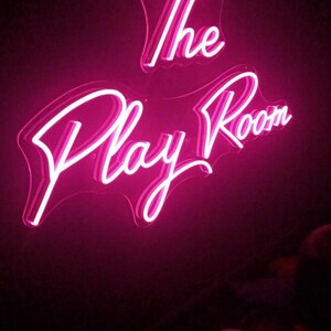 Neon Custom Aesthetic Decor, LED Home Decor Sign, Neon Wall Art ...