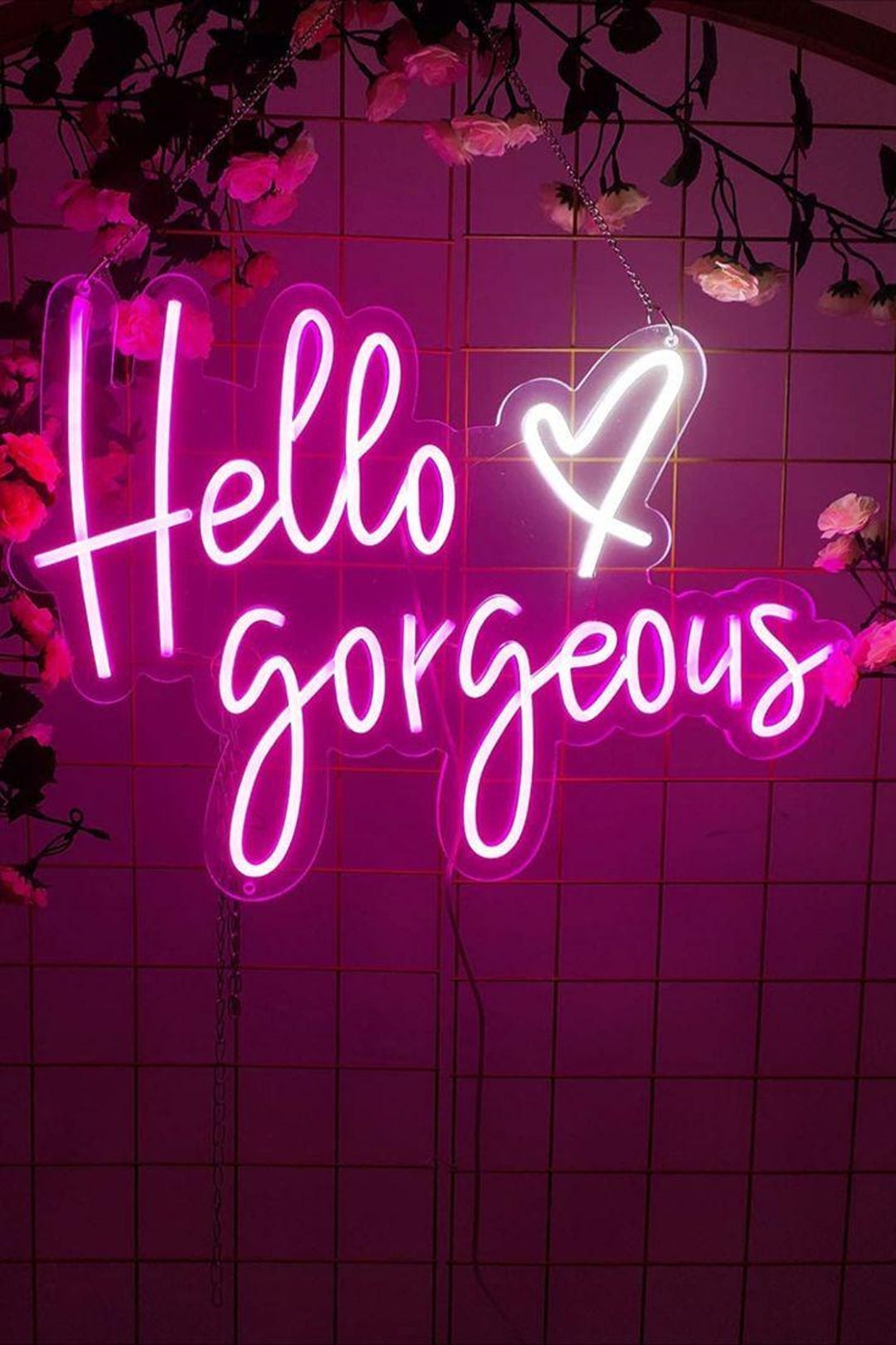 Custom Neon Home Sign, Aesthetic Sign, Neon Light Sign, Wall Hanging ...