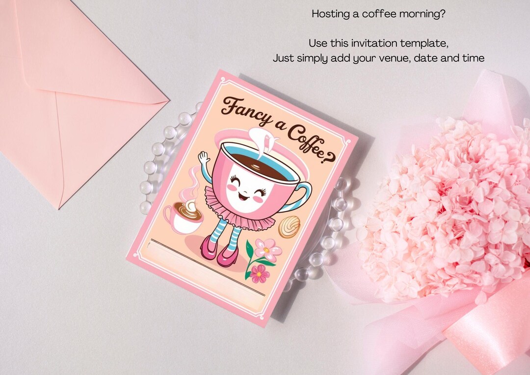 Coffee Morning Invitation - Etsy
