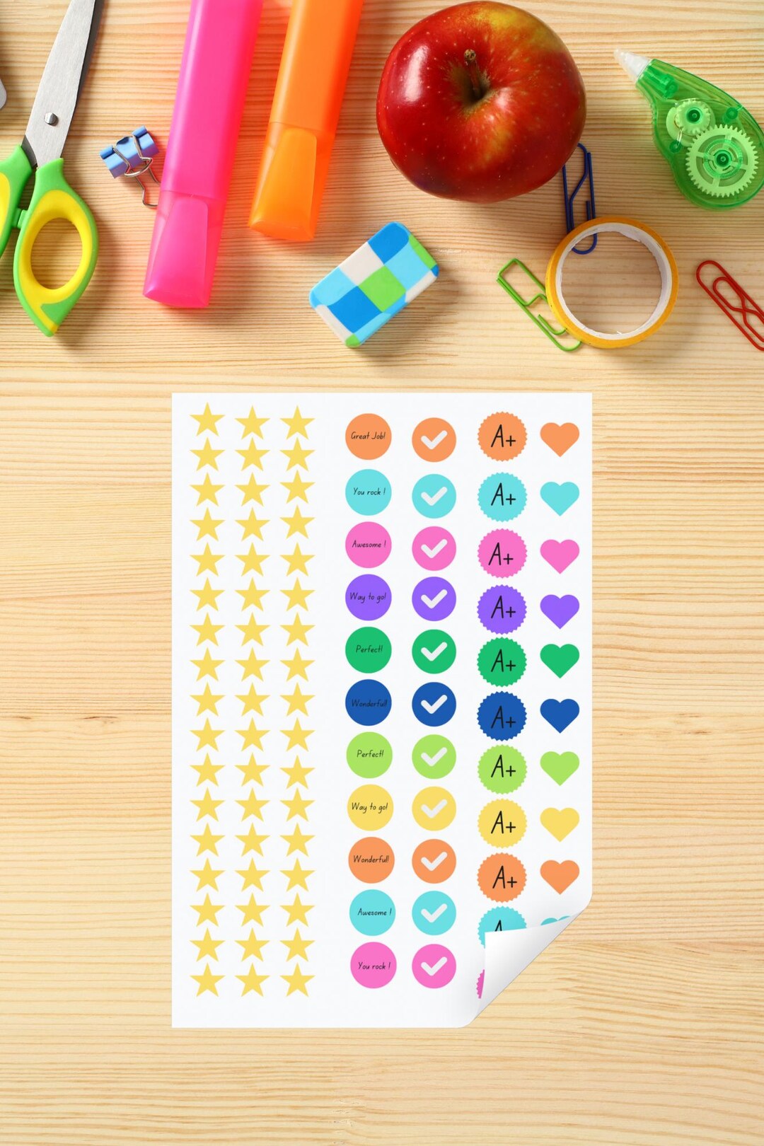 Printable Classroom Stickers 95 Stickers Great for Teachers Great for ...