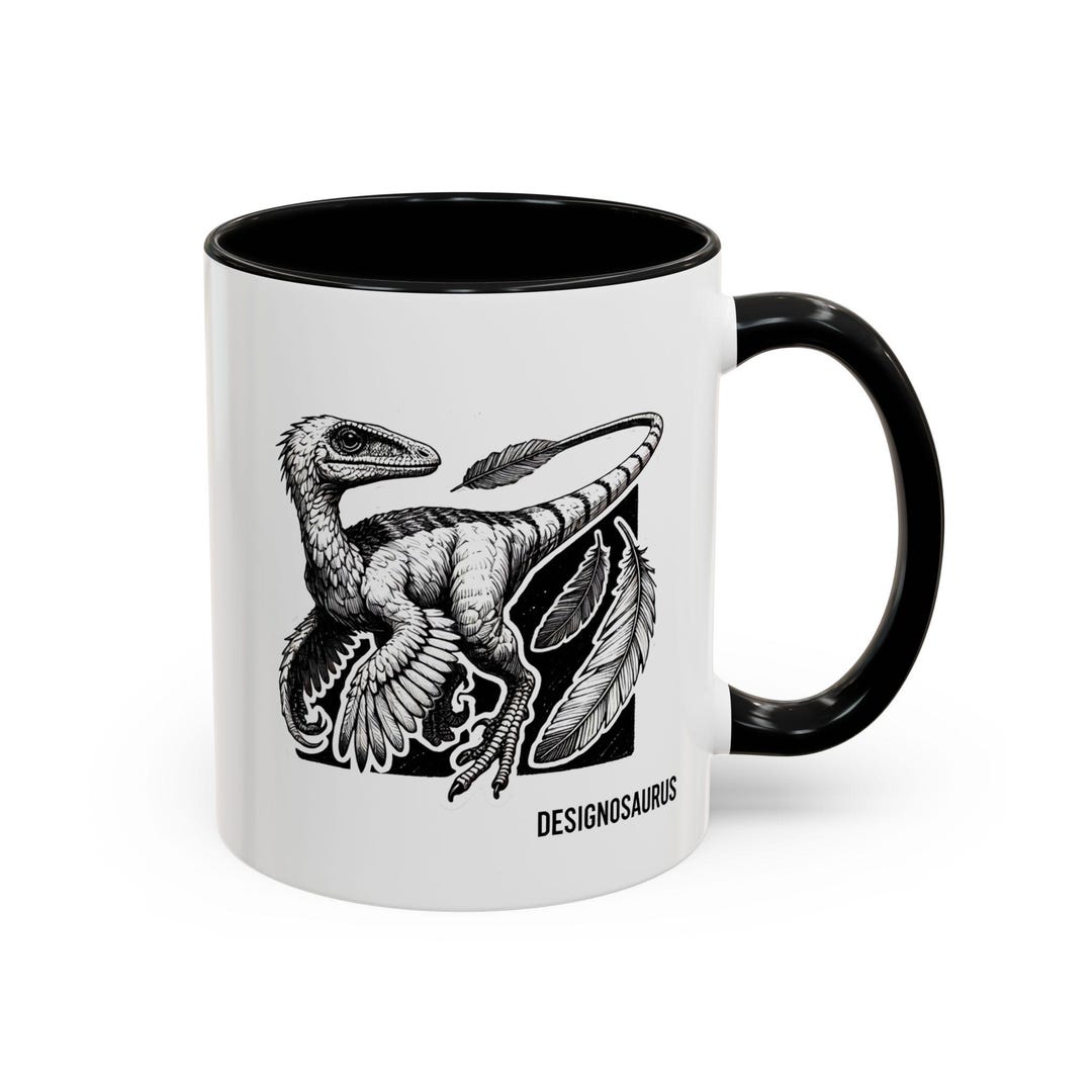 Velociraptor Design, Prehistoric Animals, Raptor, Dinosaur Mug,coffee ...