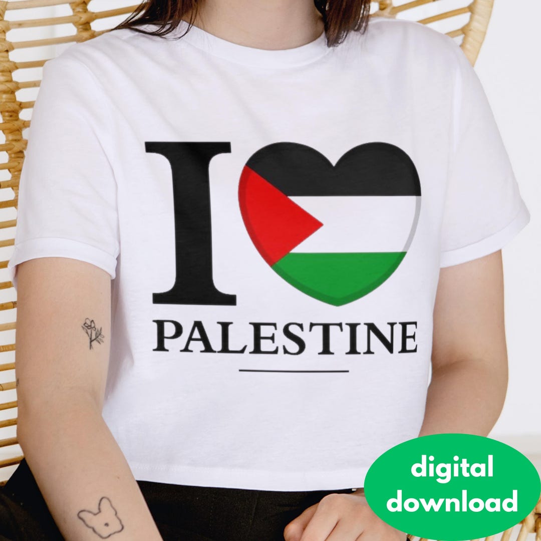 I Love Palestine PNG | Palestinian Heart Flag Clipart | Pro Palestine ...
