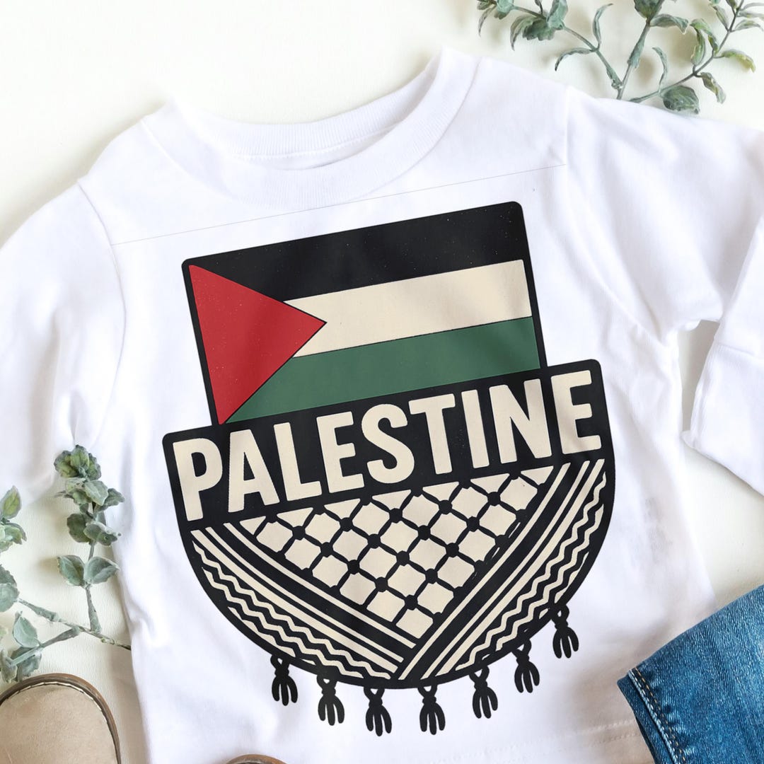 Palestine Flag Keffiyeh Digital Download | Free Palestine PNG ...