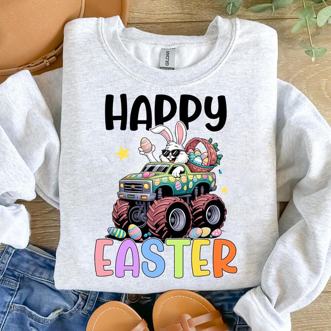 Easter Monster Truck Png, Monster Truck Easter Day Sublimation Png ...