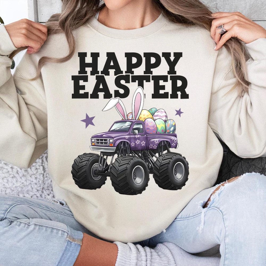 Easter Monster Truck Png, Monster Truck Easter Day Sublimation Png ...