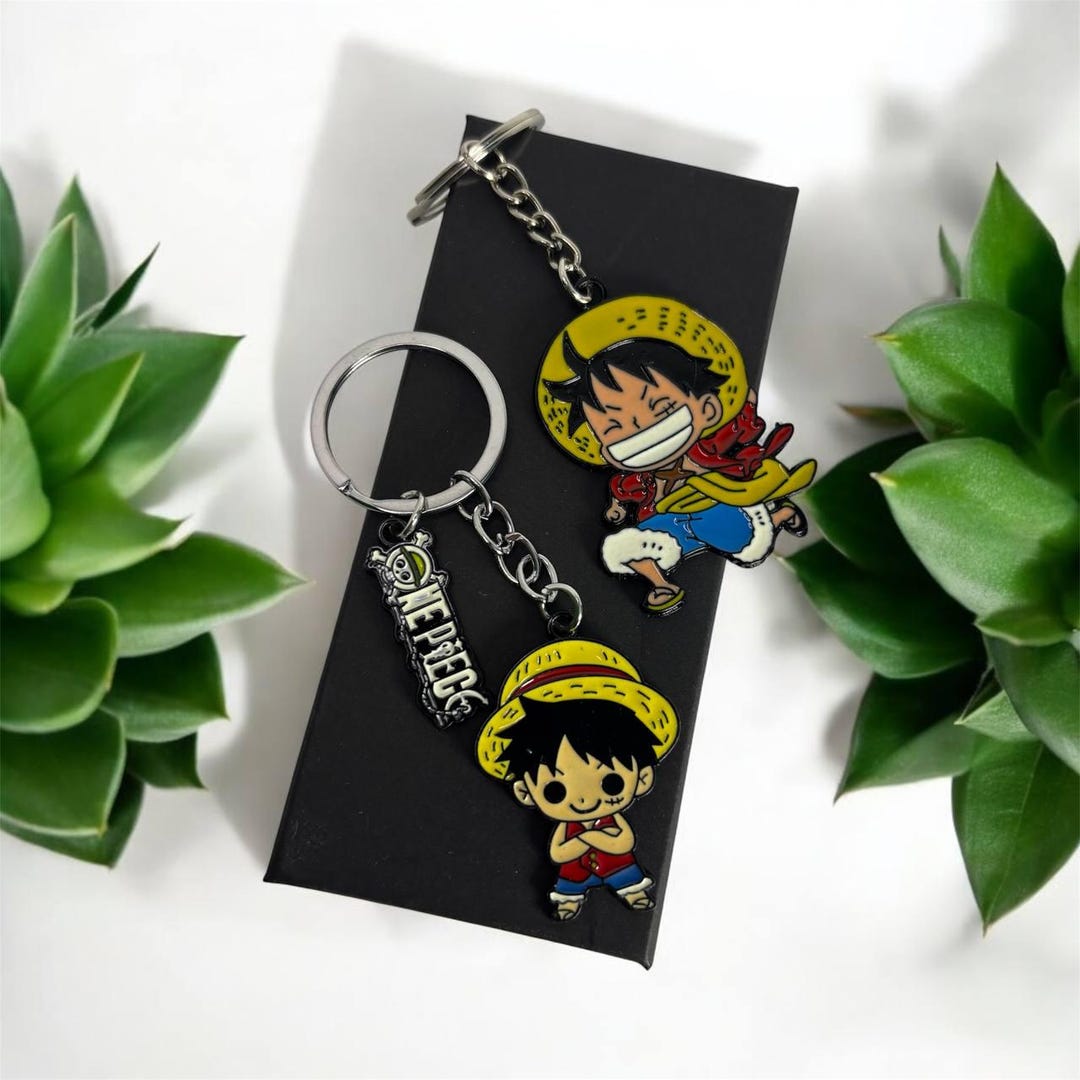 Monkey D. Luffy Keychain With Gift Box - Etsy
