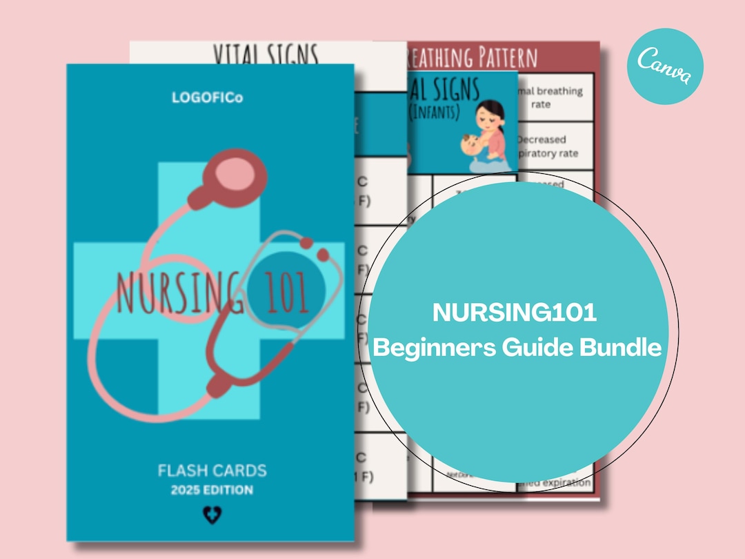 NURSING FLASH CARDS| Learning Tool| NURSING101 - Etsy