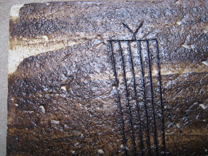 Ceramic Rock Art Tile or Art Trivet or Art Coaster - San Juan Style ...