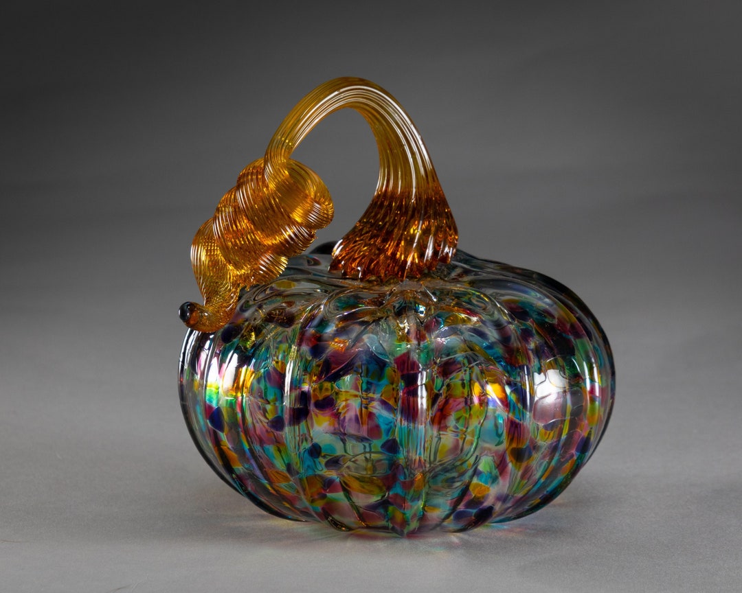 Handmade Glass Blown Pumpkins - Etsy