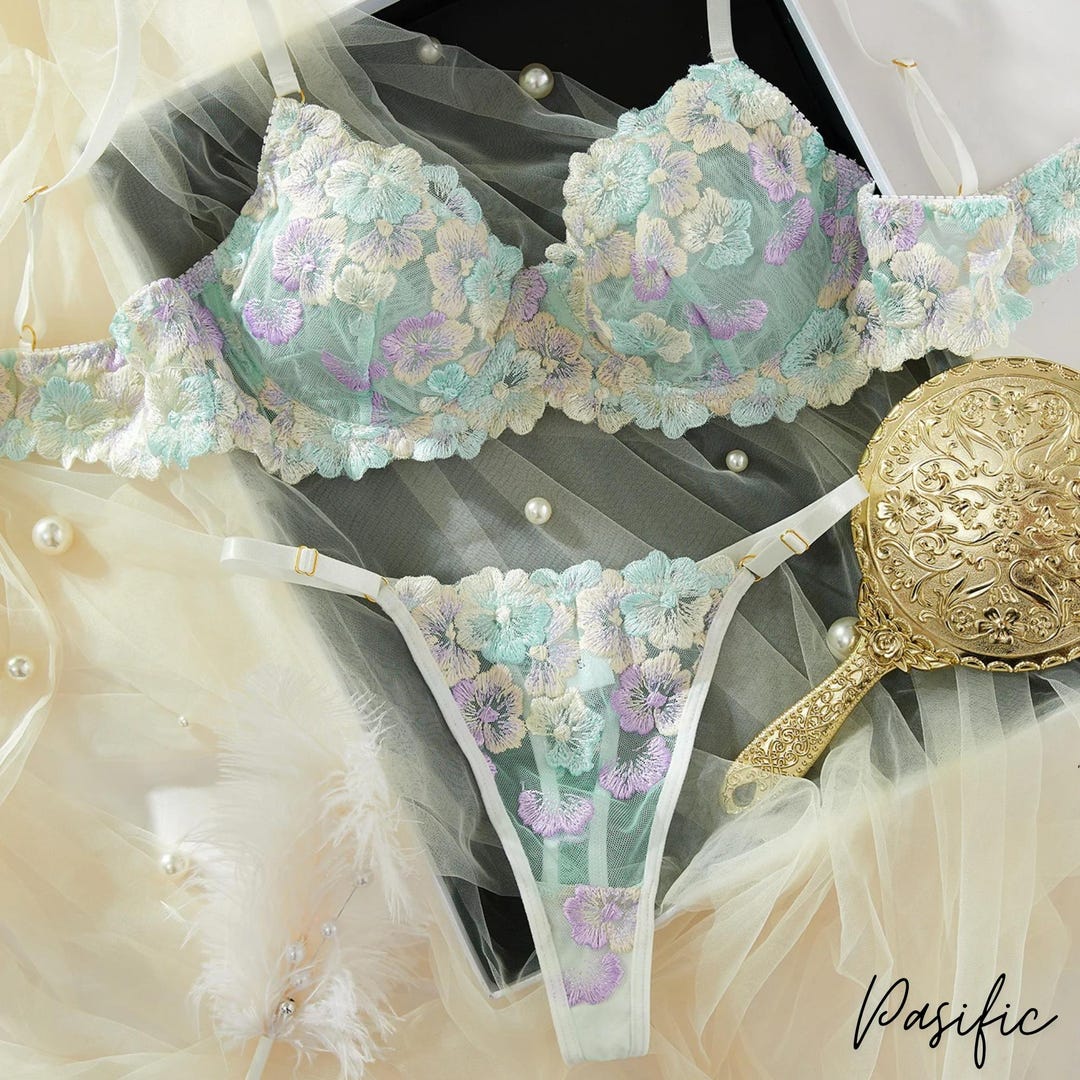 Lingerie Sets,lingerie,lingerie Flower,embroidery Lingerie,bridal ...