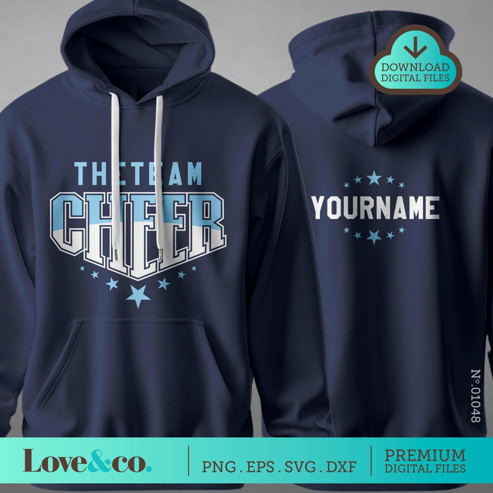 Editable Cheer Team Design Svg, Png, Dxf, Eps, Shirt Logo for Cricut ...