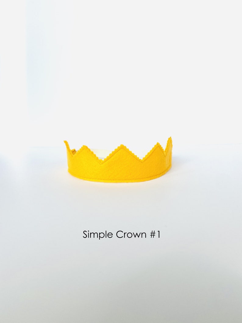 Adult Simple Felt Crown - Etsy