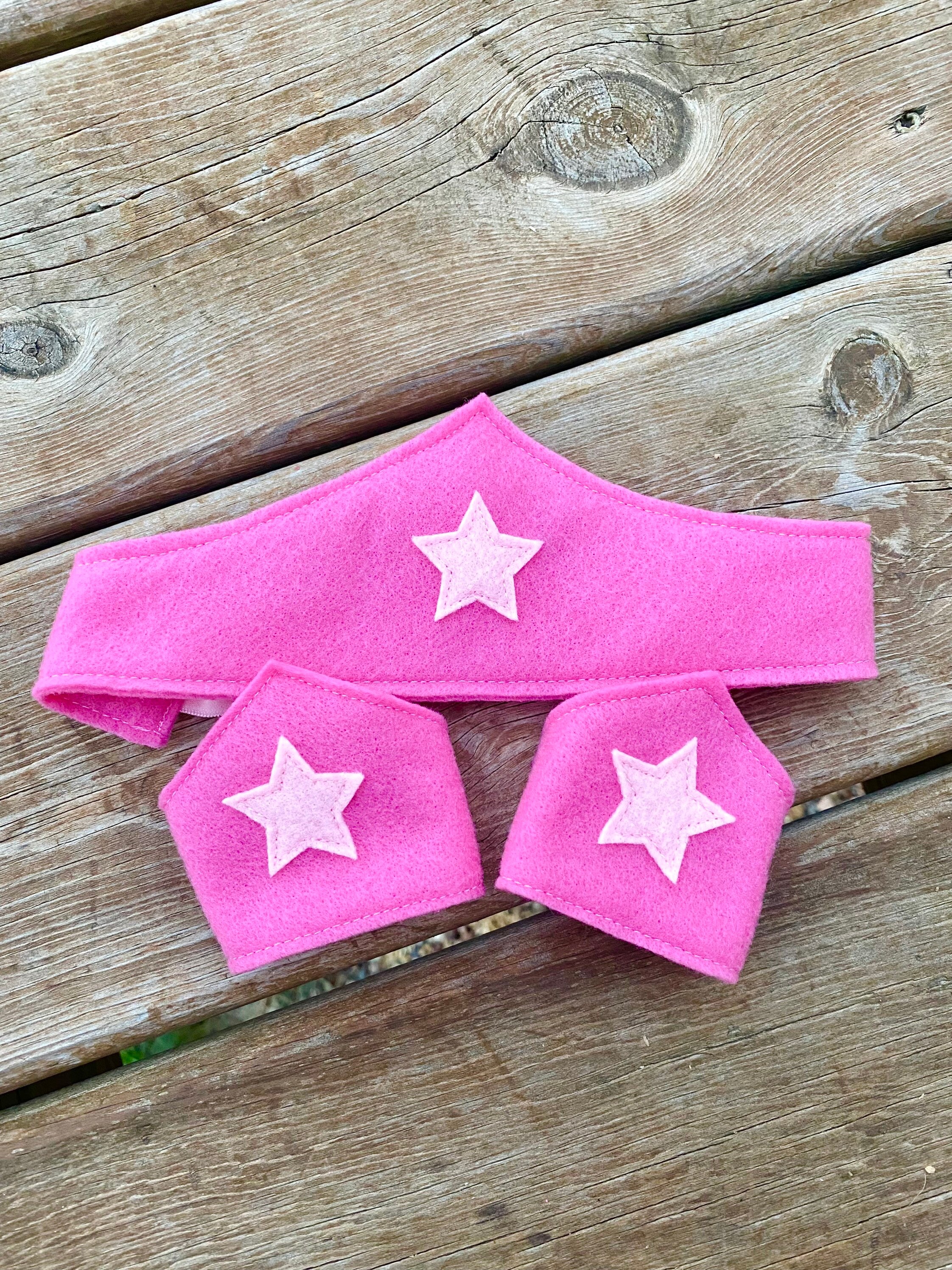 Kids Super Hero Crown and Cuffs - Etsy