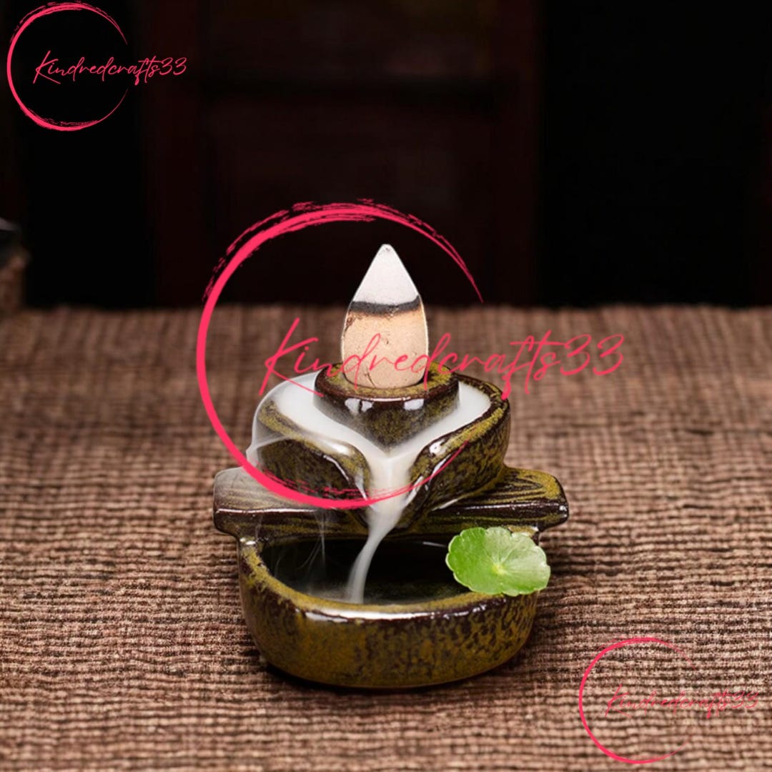 Incense Base Backflow Mini Buddha Censer Backflow Incense Bases Holder ...