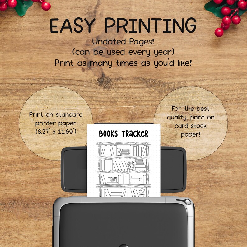 Reading Tracker Printable PDF | Book Log and Reading Journal Pages ...