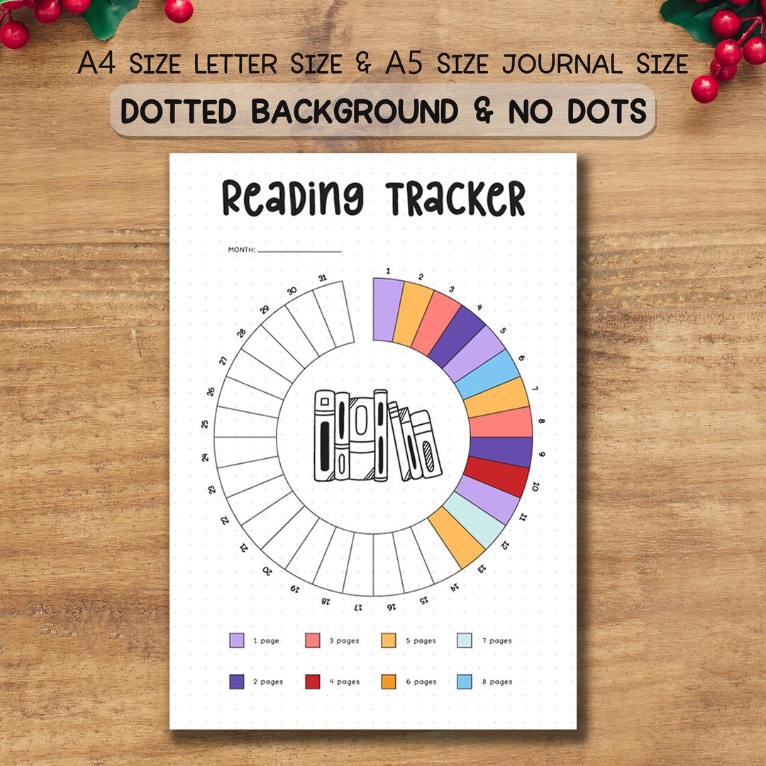 Reading Tracker Printable PDF | Book Log and Reading Habit Journal ...