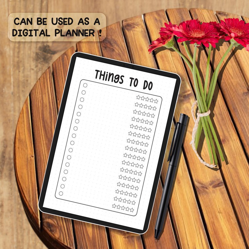 Things to Do Tracker Printable | A4 A5 Dotted, Non-dotted Pages | Task ...