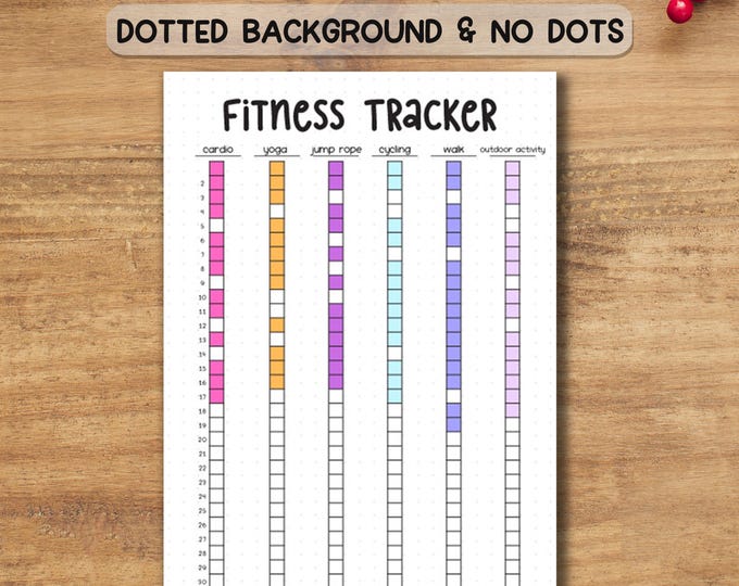 Fitness Progress Tracker | Printable | Fitness Journal, Workout Planner ...