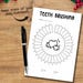 Kids Teeth Brushing Tracker PDF | Dental Hygiene Log & Tooth Care ...