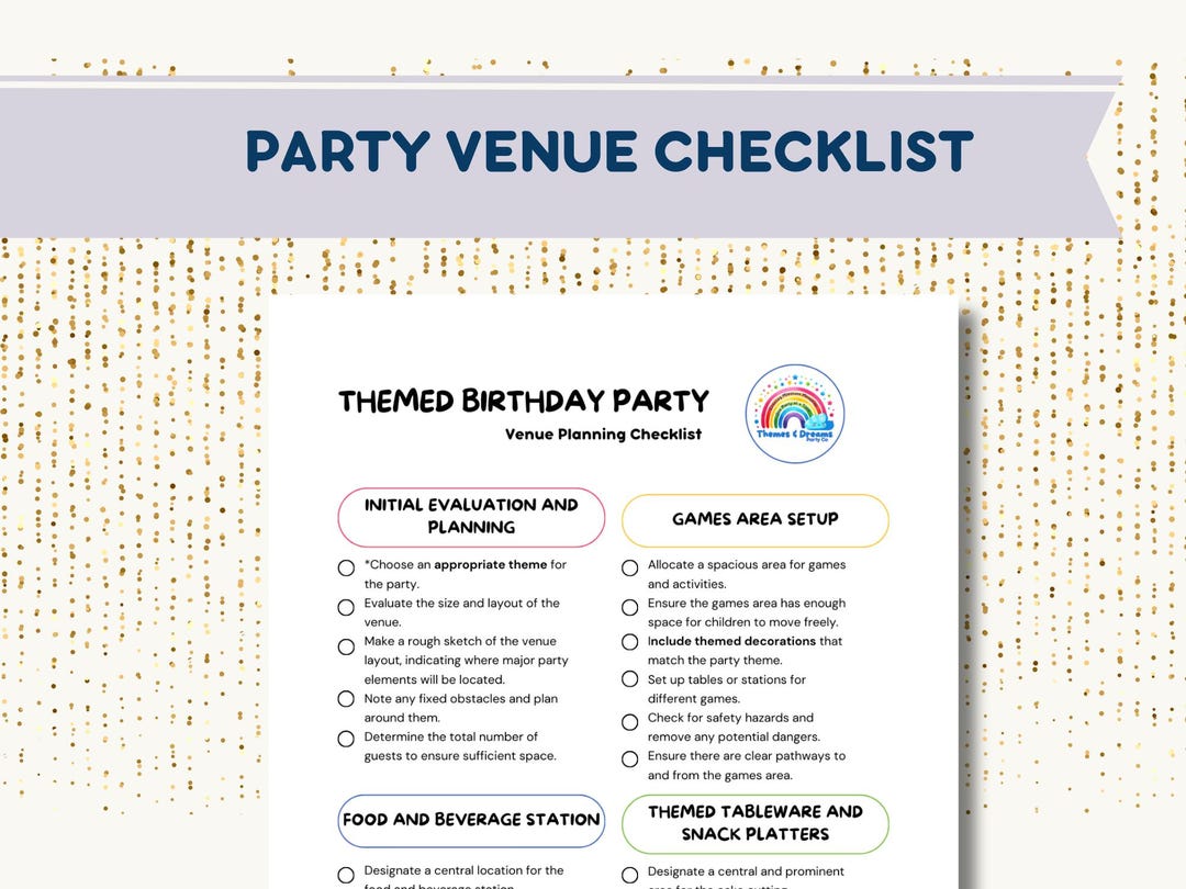 Children's Party Planning Guide: How to Plan a Themed Birthday Party ...