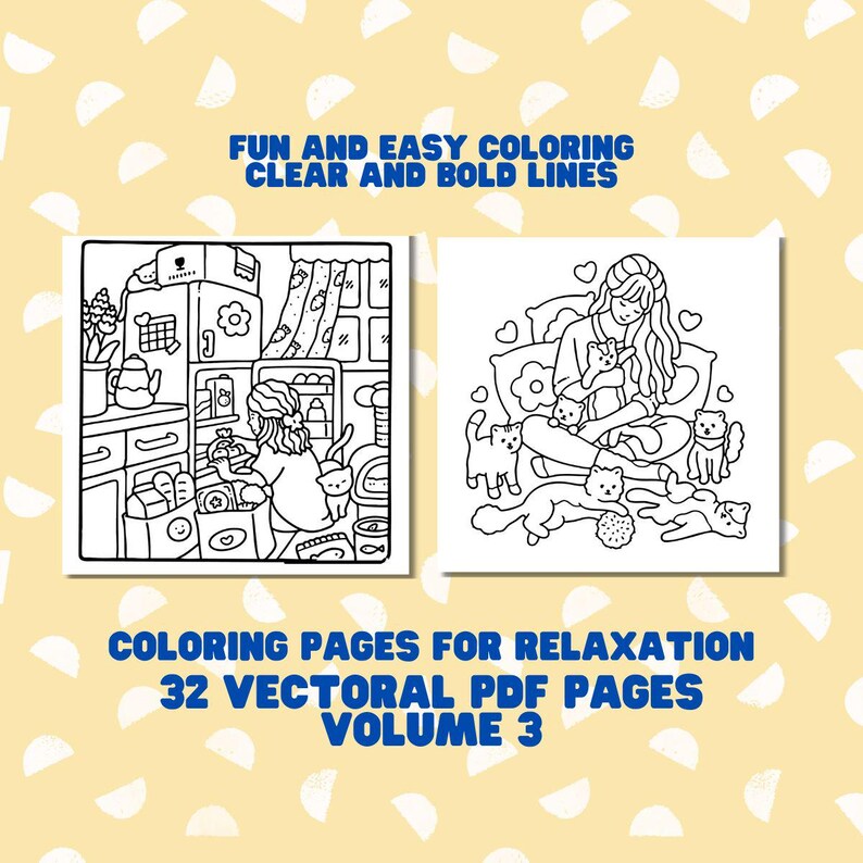 Girl Moments: Cozy & Cute Daily Life Scenes Coloring Pages | Coco Wyo ...