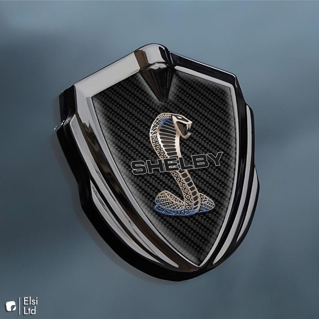 Shelby Decal | Metal Frame Fender Emblem | Custom Made Side Wing ...