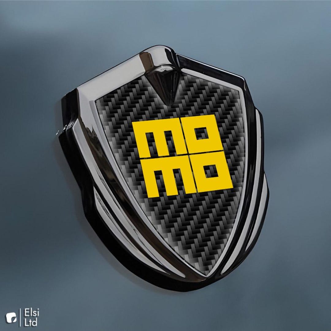 Momo Decal | Metal Frame Fender Emblem | Custom Made Side Wing Sticker ...