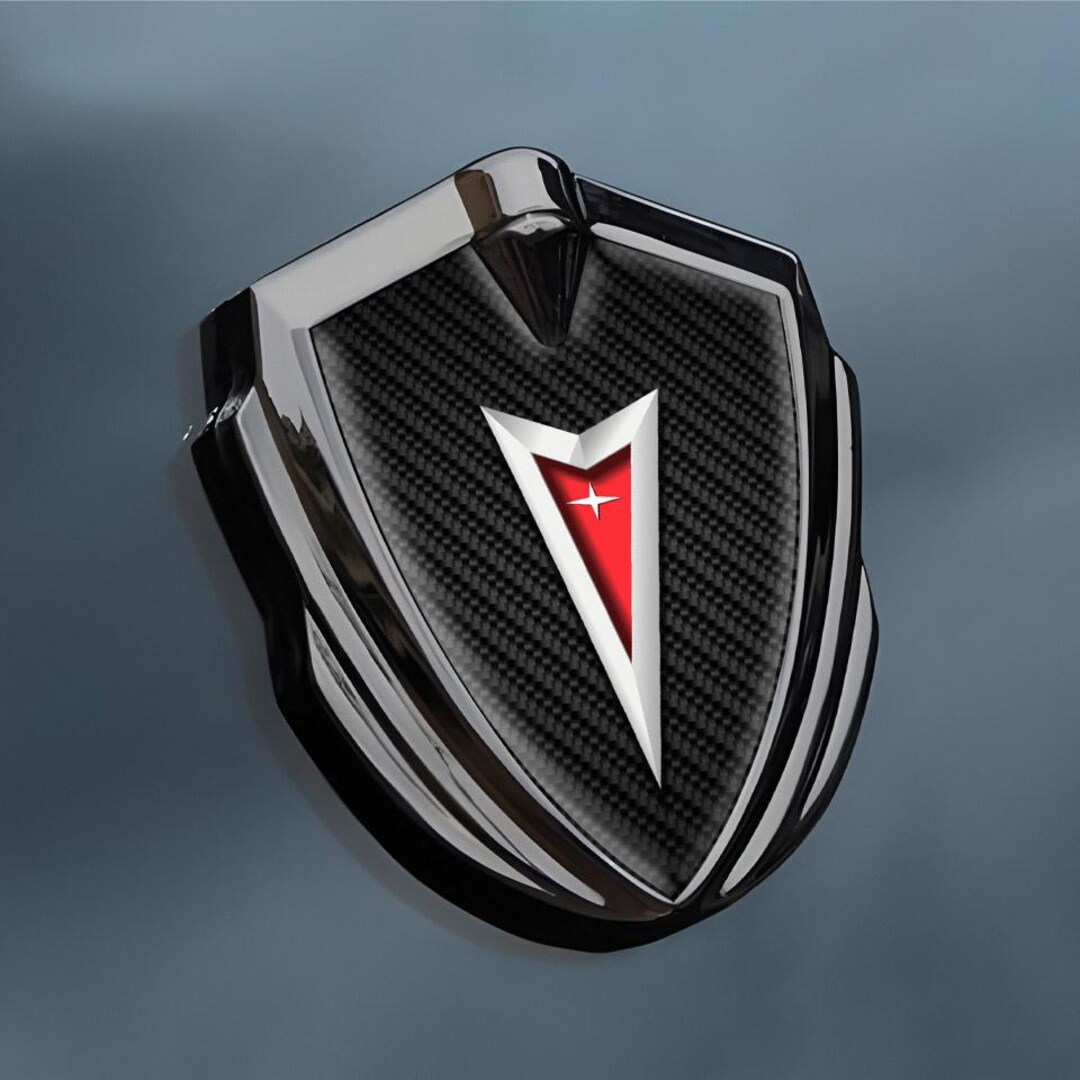 Pontiac Decal | Metal Frame Fender Emblem | Custom Made Side Wing ...