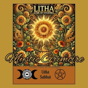 Litha Book of Shadows | Summer Solstice Grimoire (printable PDF) - Etsy