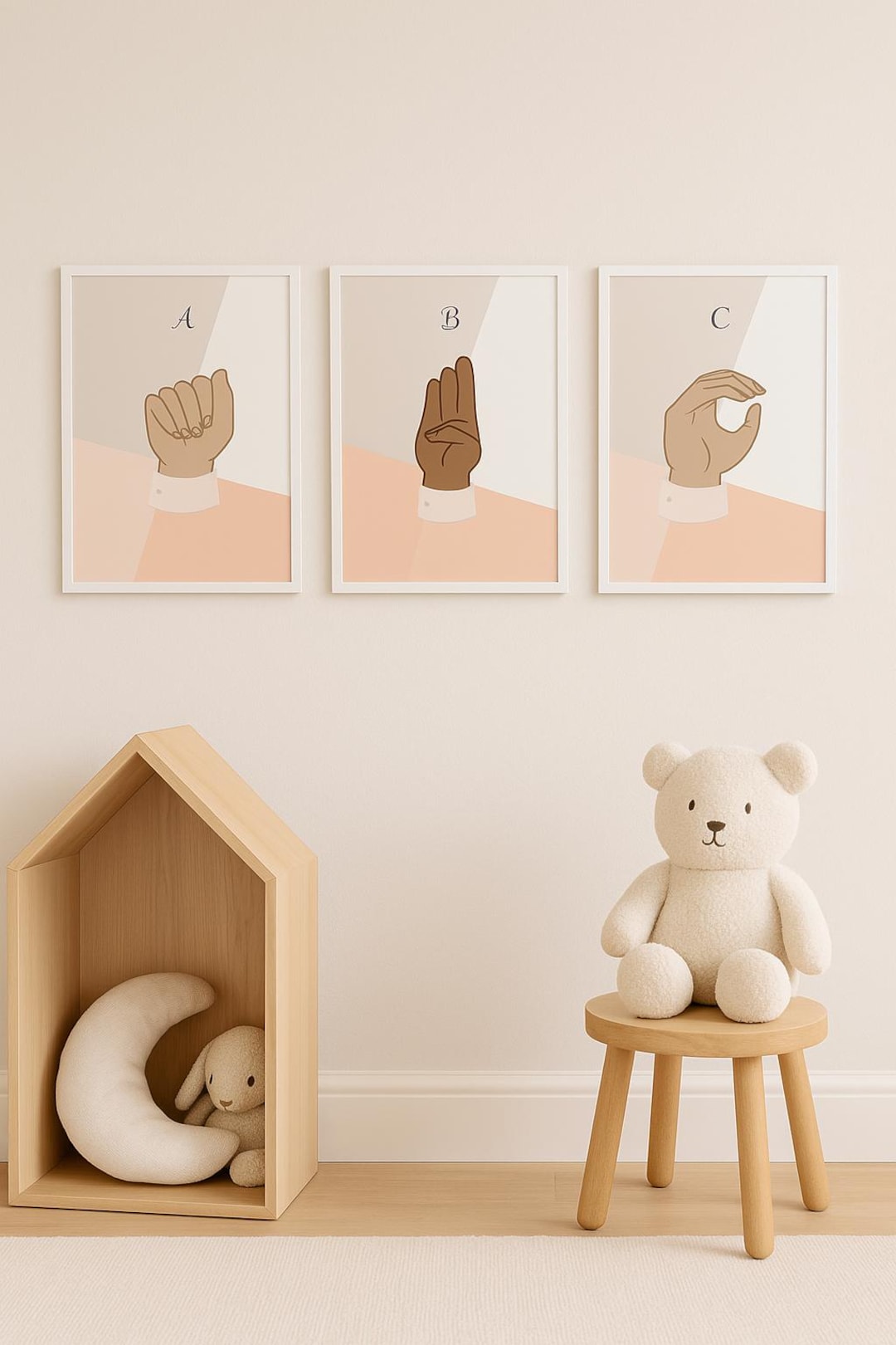 Educational ASL Alphabet Posters for Deaf Classroom Decor - Etsy