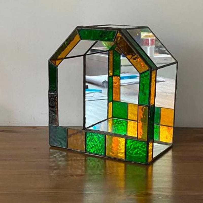 Stained Glass Terrarium - Etsy