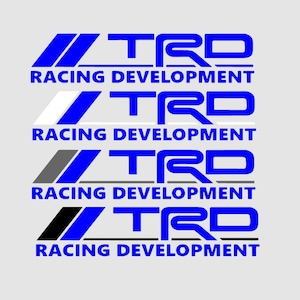 Two TRD Racing Development Toyota Tundra Tacoma Bedside Truck Decal ...