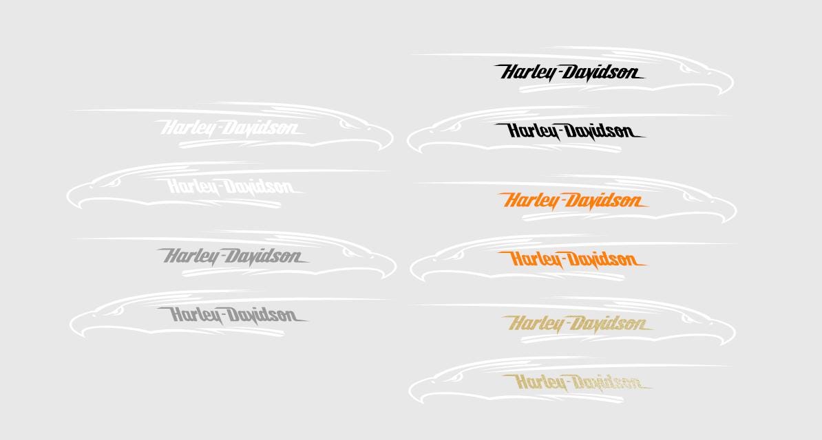 Harley Saddlebags Davidson Screaming Eagle Decals Stickers Left/right PICK COLOR - Etsy