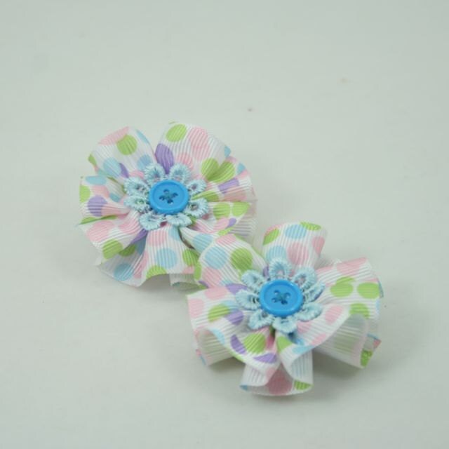 Flower Clips Etsy