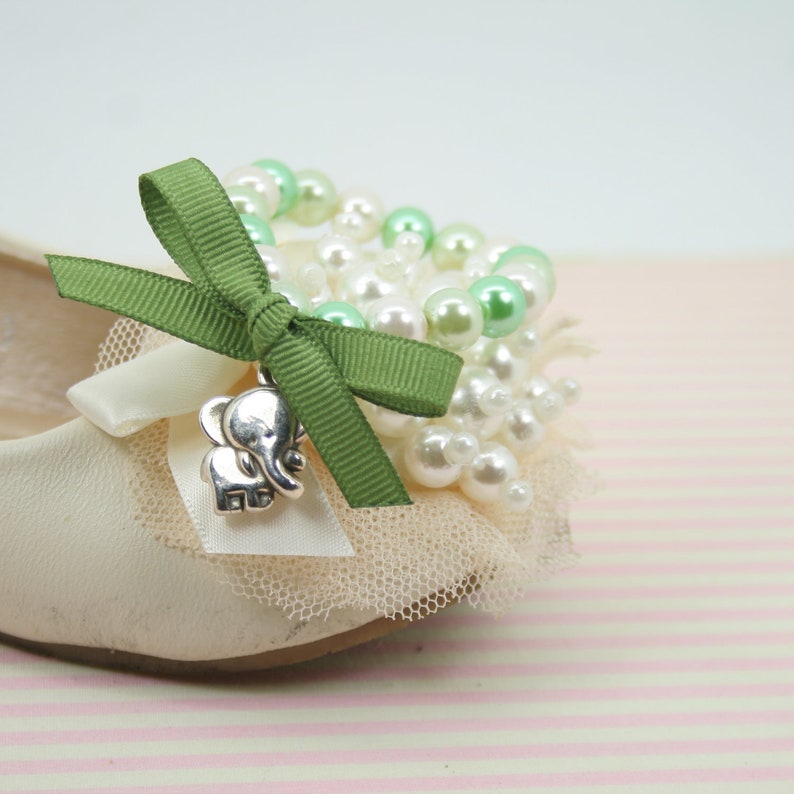 Elephant And Pearl Bracelet Etsy