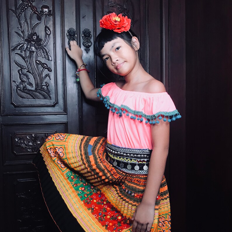 Hmong Skirt With Afgan Bead Belt - Etsy