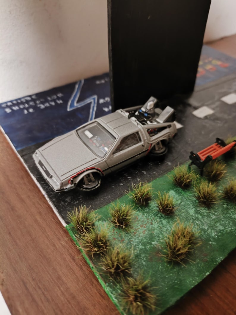 Floating Back to the Future Delorean | Hot Wheels 1/64 Diecast ...