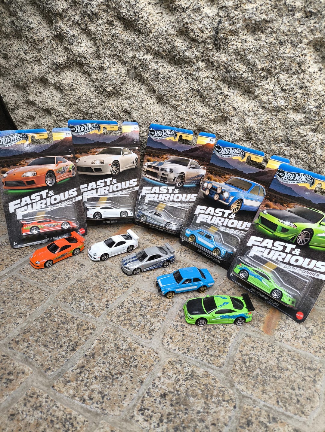 Hot Wheels Fast & Furious – Brian O'conner 5-car Collector Set | Silver ...