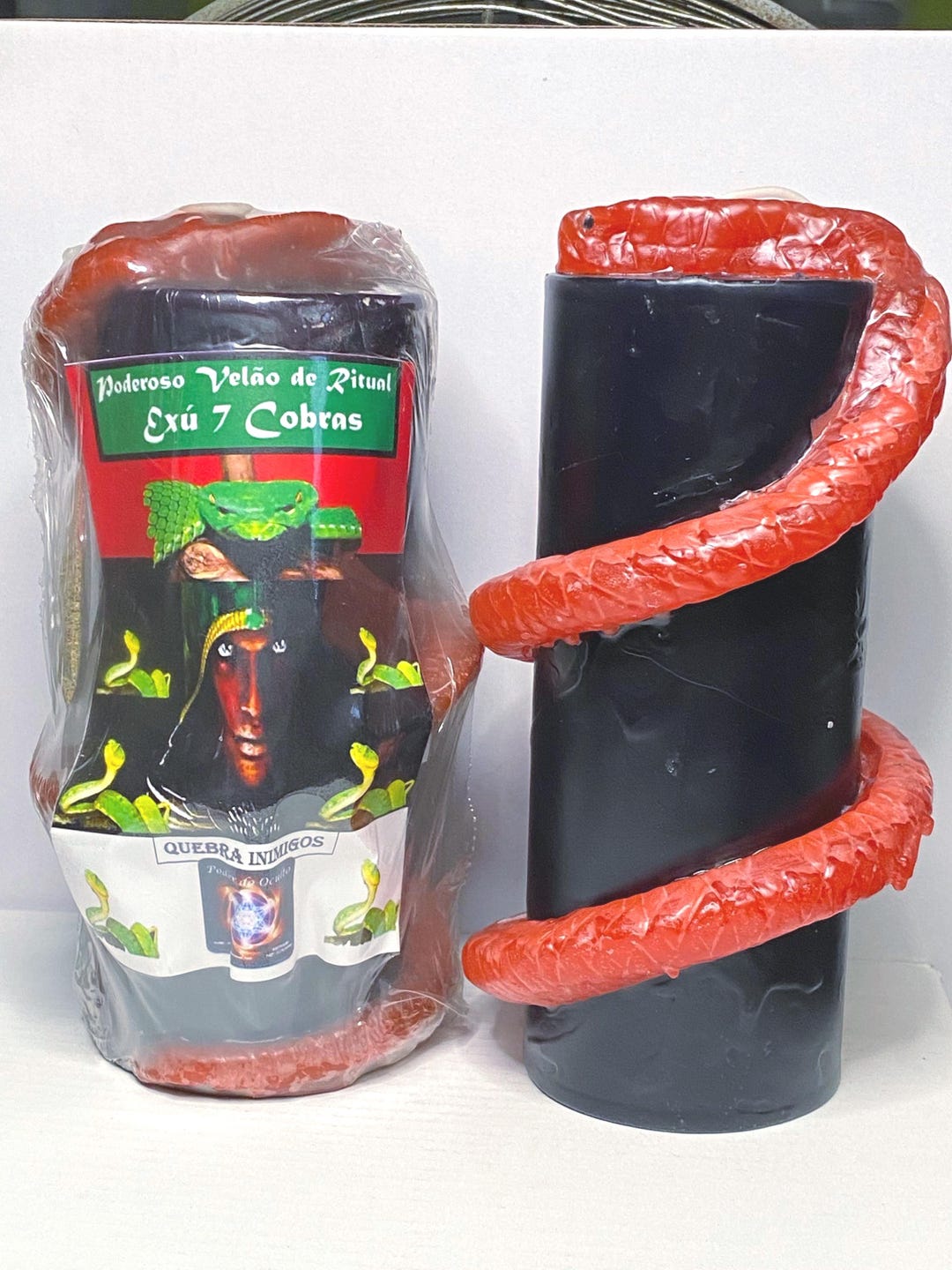 Super Candle for the Exu 7 Snakes Ritual - Etsy