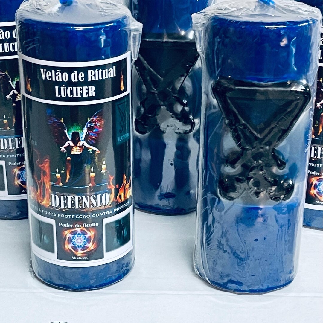 Super Lucifer Defensio Ritual Candle - Etsy UK