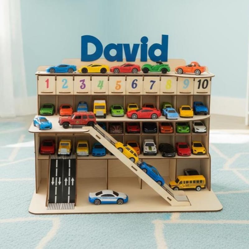 Toy Car Storage Garage - Etsy