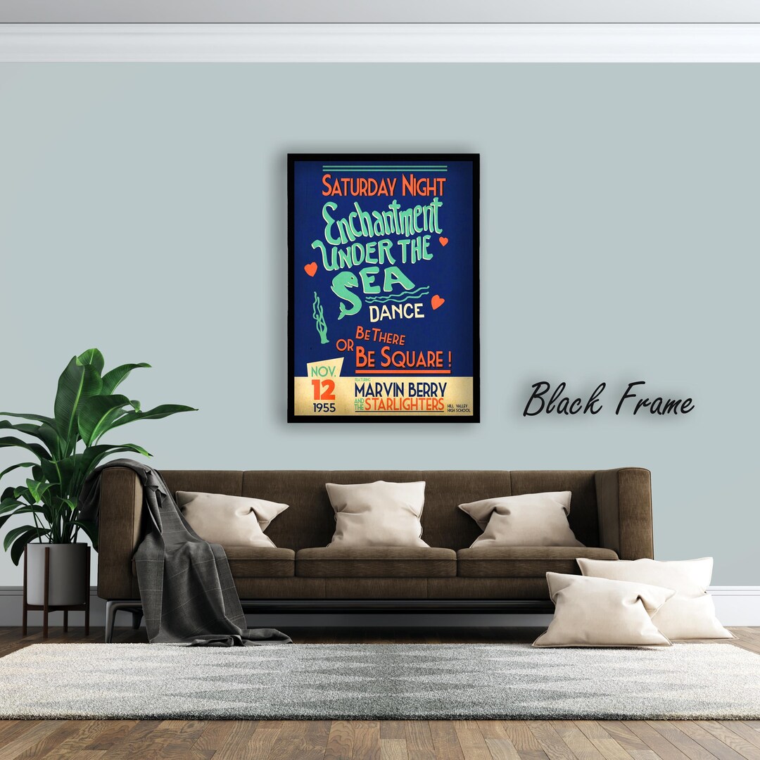 Back to the Future Enchantment Under the Sea Canvas Poster, 1955 Retro ...