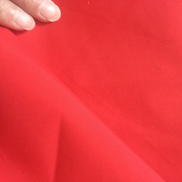 Bright Red Fabric - Etsy