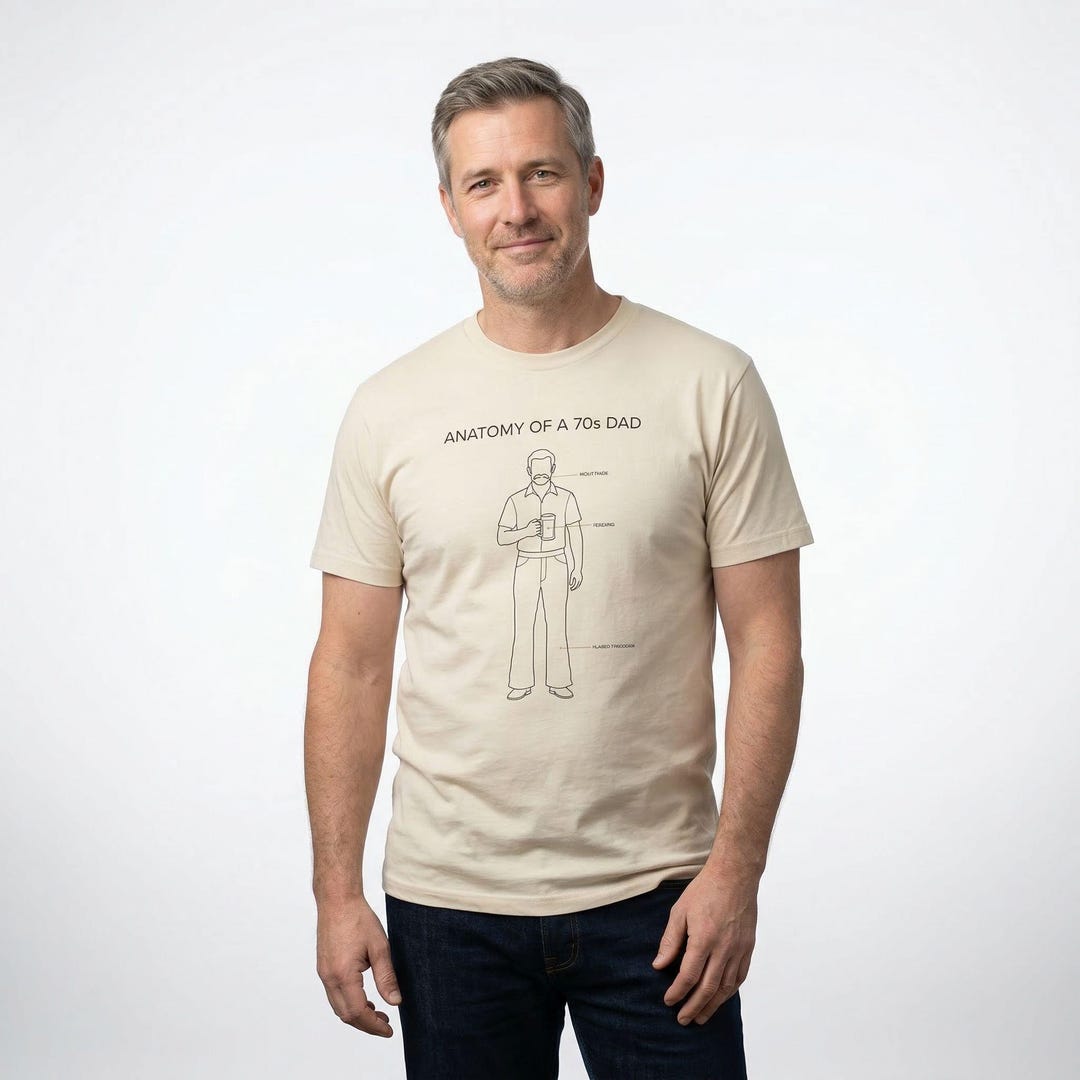 Anatomy of A 70s Dad Funny Diagram T-shirt Retro Dad Humour Gift - Etsy UK