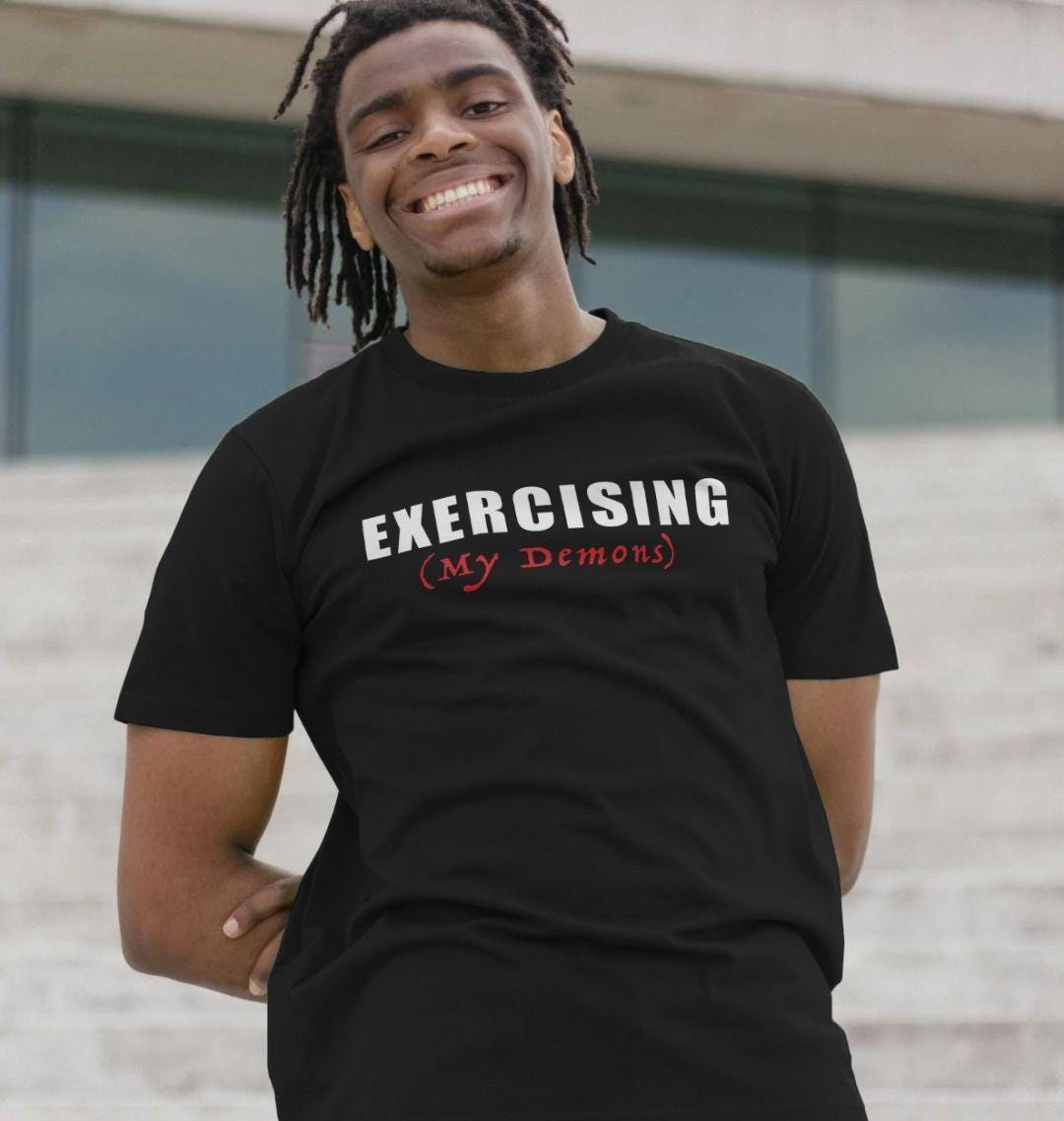Exercising My Demons T-shirt - Etsy