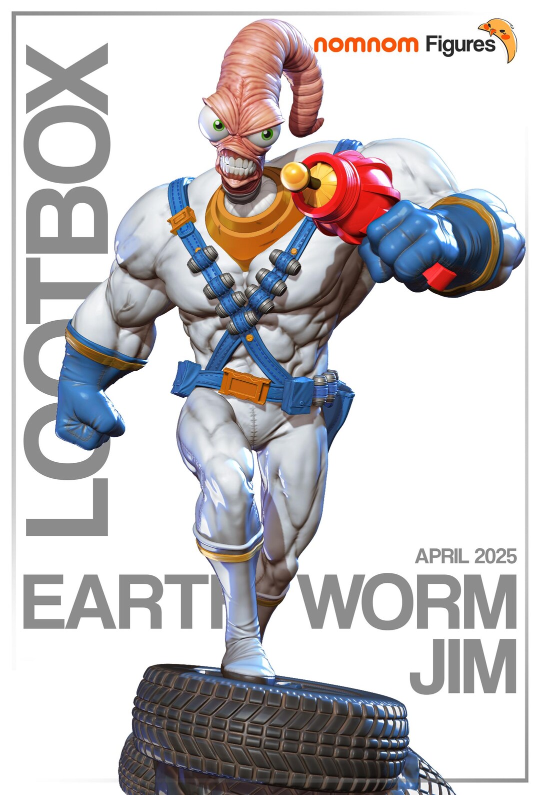 Earthworm Jim Statue / 3d Printed Resin Figure - Etsy UK