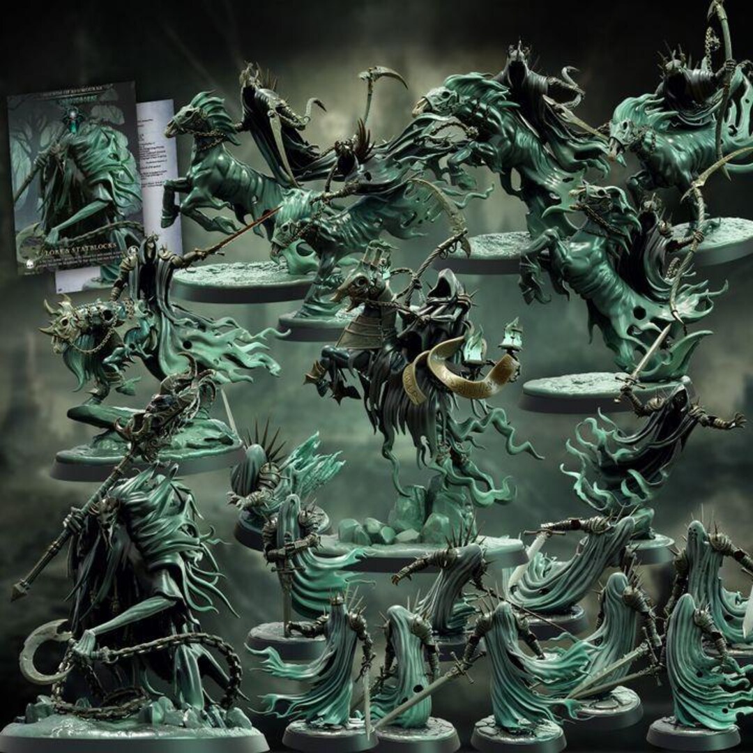 Forgotten Crusade | Undead Legion Miniature Pack | D&D 5E | OPR ...